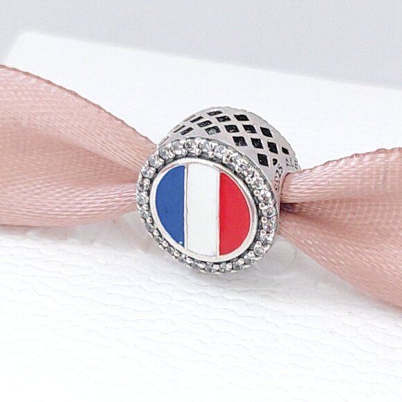 Pandora | Jewelry | Pandora France Flag Bead Charm Travel Destination ...